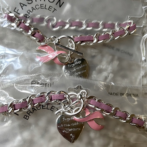 Jewelry | 11 Breast Cancer Awareness Bracelets New | Poshmark